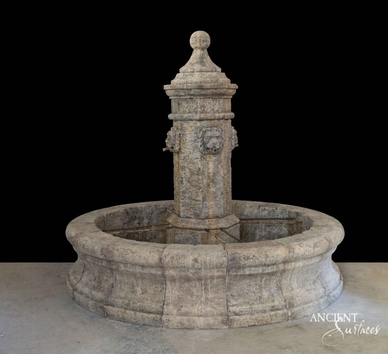 reclaimed fountains – Antique Stone Pool Fountains by Ancient Surfaces.