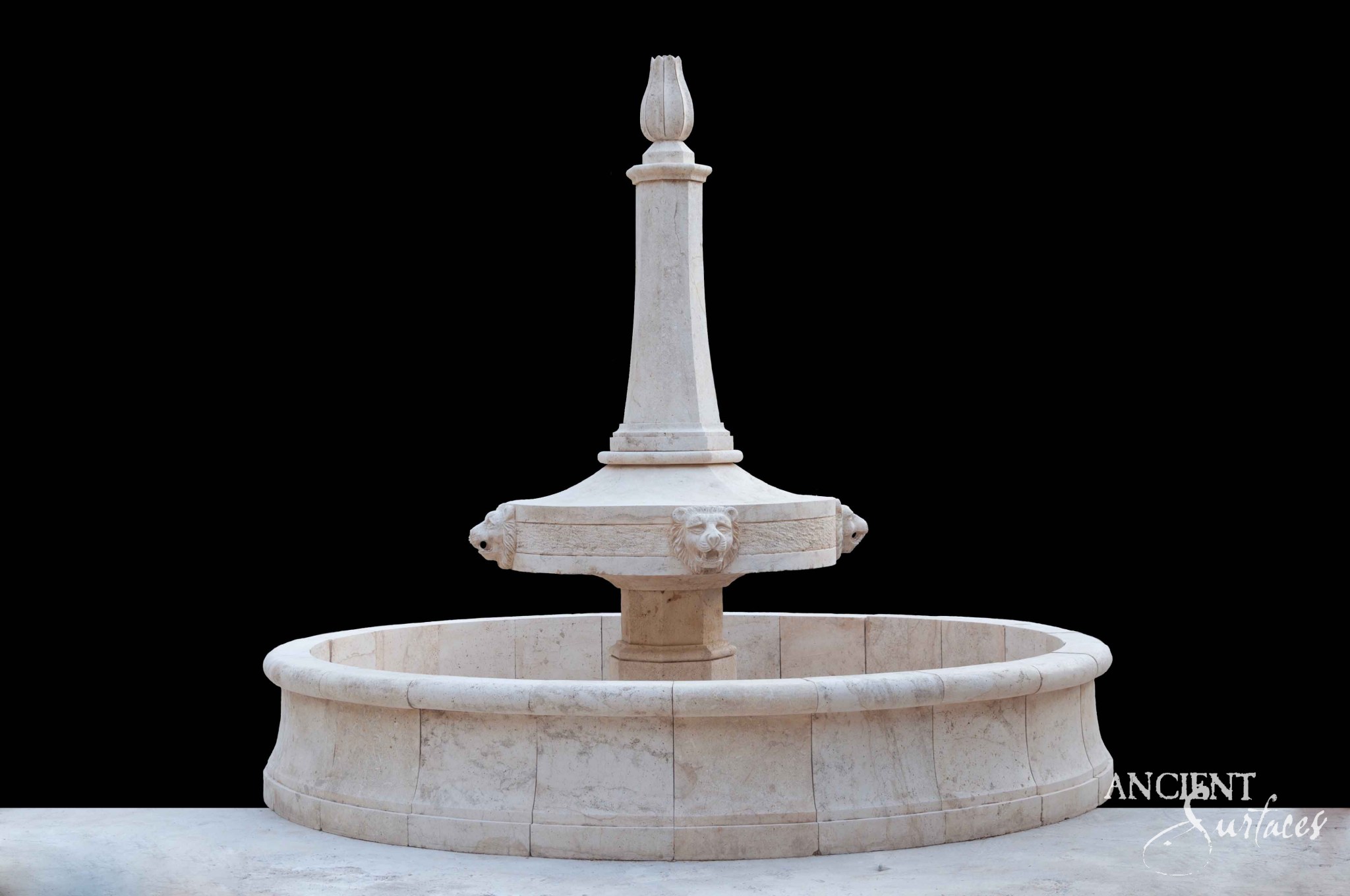Ancient Surfaces' Exquisite Reclaimed Limestone Fountains