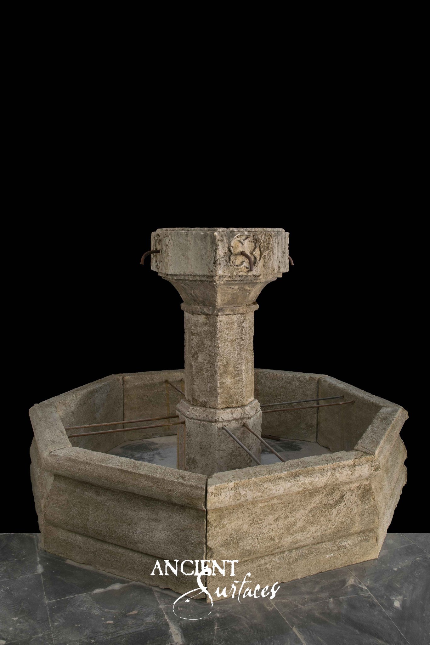 A Symphony of Elegance: The Charm of Reclaimed Limestone Pool Fountains